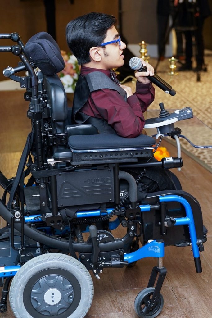 Sparsh Shah: the 15-year-old rapper with brittle bones