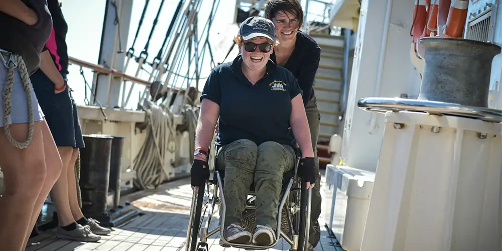 Sailing With A Disability: Jubilee Sailing Trust's Fully-Accessible Ship
